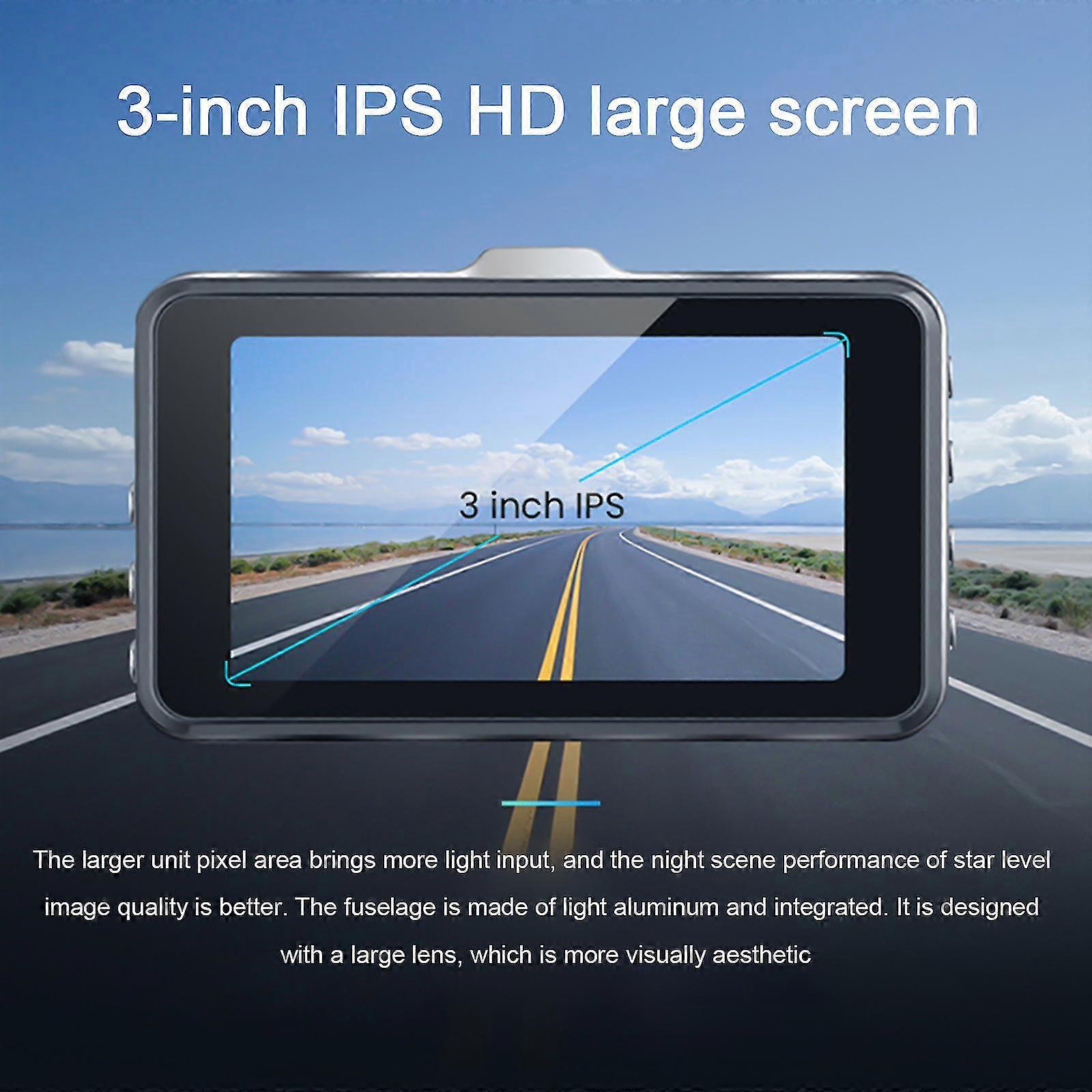 Dash Cam Fhd 1080p Car Camera,3.0 Inch Ips Screen Car Dash Camera ...