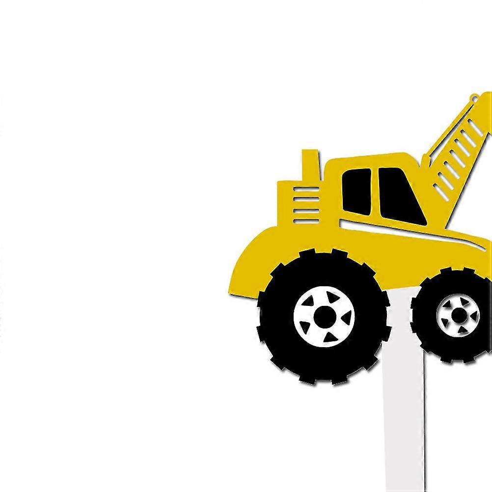 48 Pcs Cake Decorations Construction Truck Excavator Toppers Fruit ...