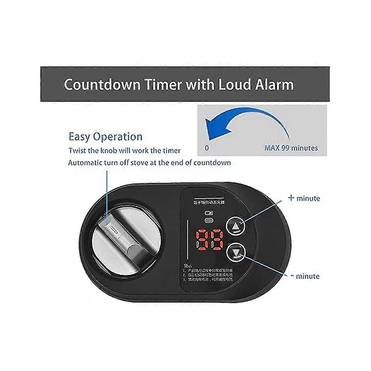 Gas Stove Automatic Fire Off Timer Kitchen Smart Switch Anti-dry ...