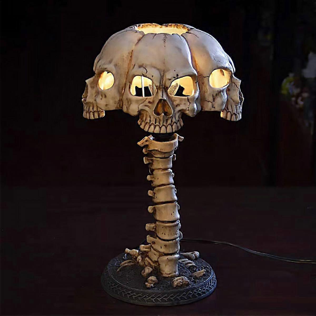 Skull Himalayan Salt Lamp , LED Adjustable Skull Lamp with Dimmer ...