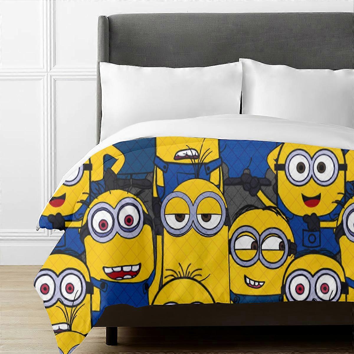 v1703 Bed Sheets Bedding Minions Bedding Sets Cartoon Duvet Cover ...