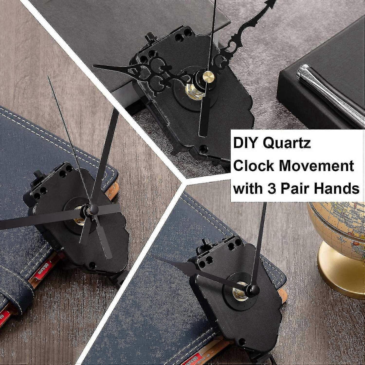 Diy Pendulum Clock Movement Mechanism With 3 Pairs Different Hands ...