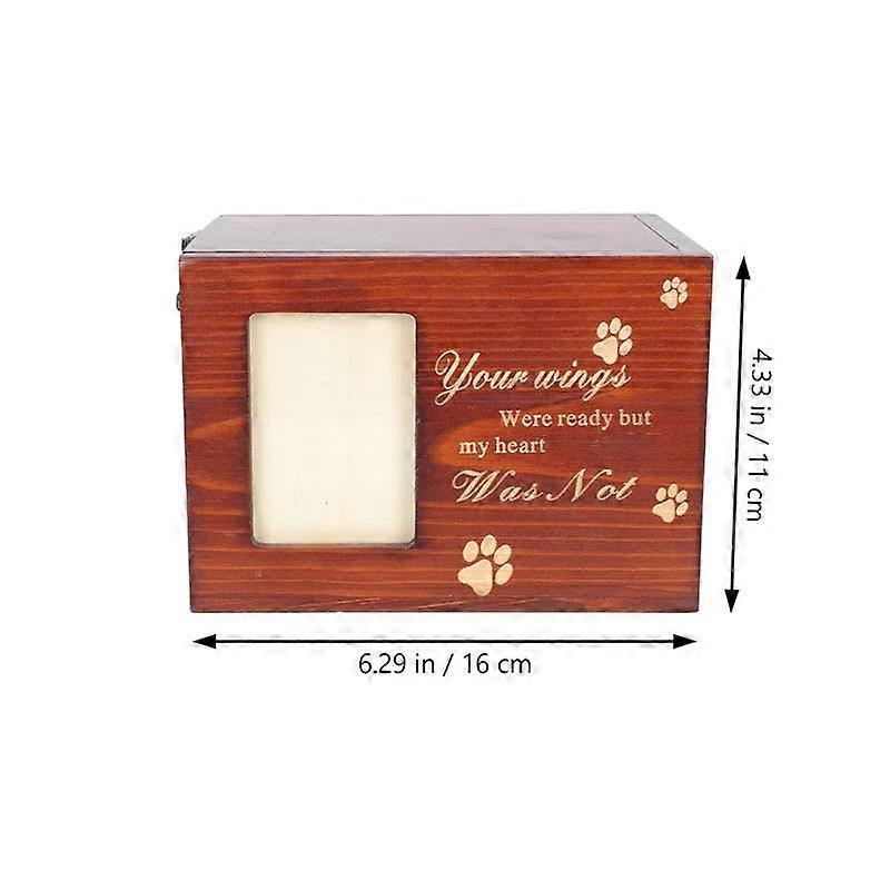 1 Pet Urn Box Dog Urns Cremation Memorial Keepsake Pet Cinerary Casket ...