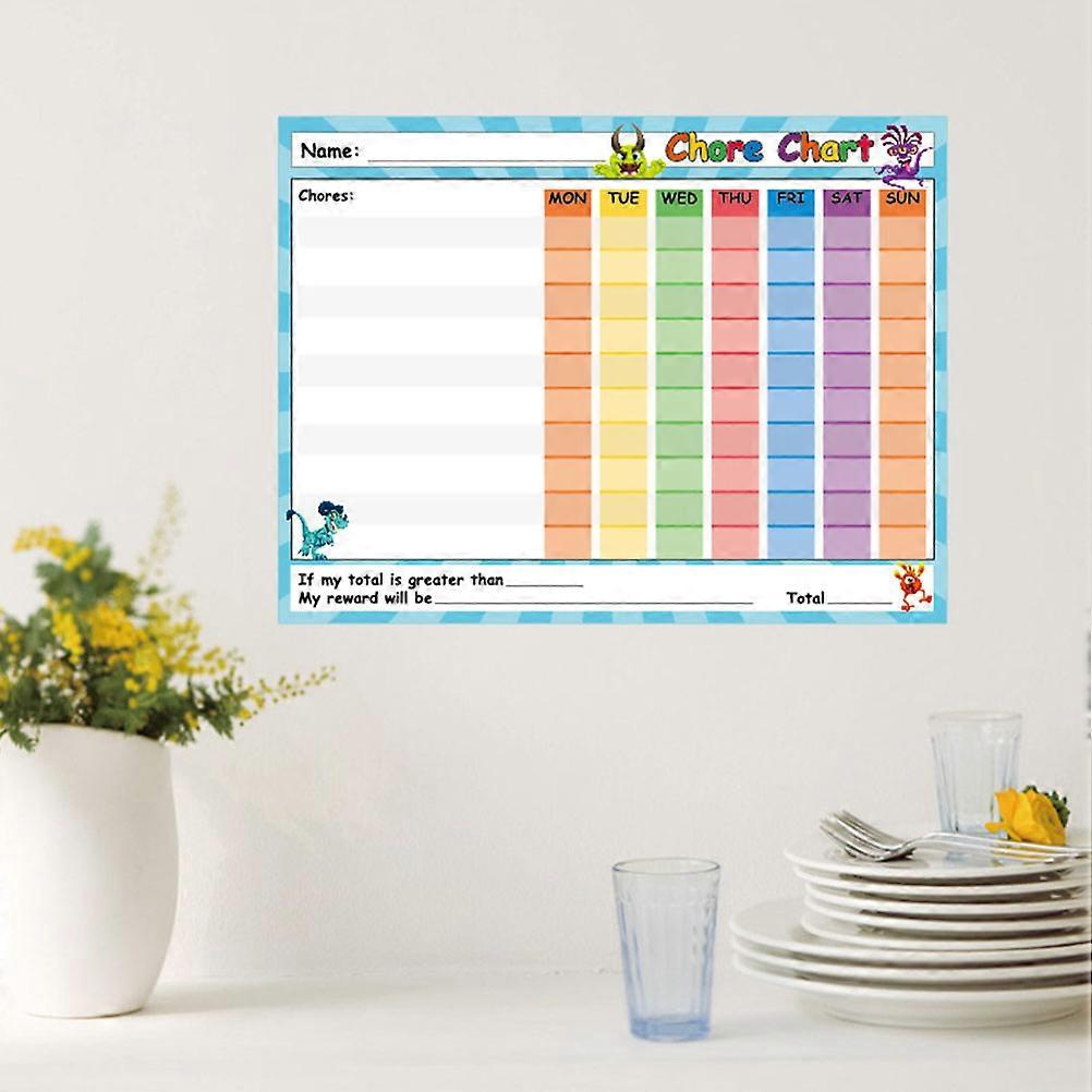 Sticker Sheets Kids Chore Chart Kids Behavior Chart Daily Chore Chart ...
