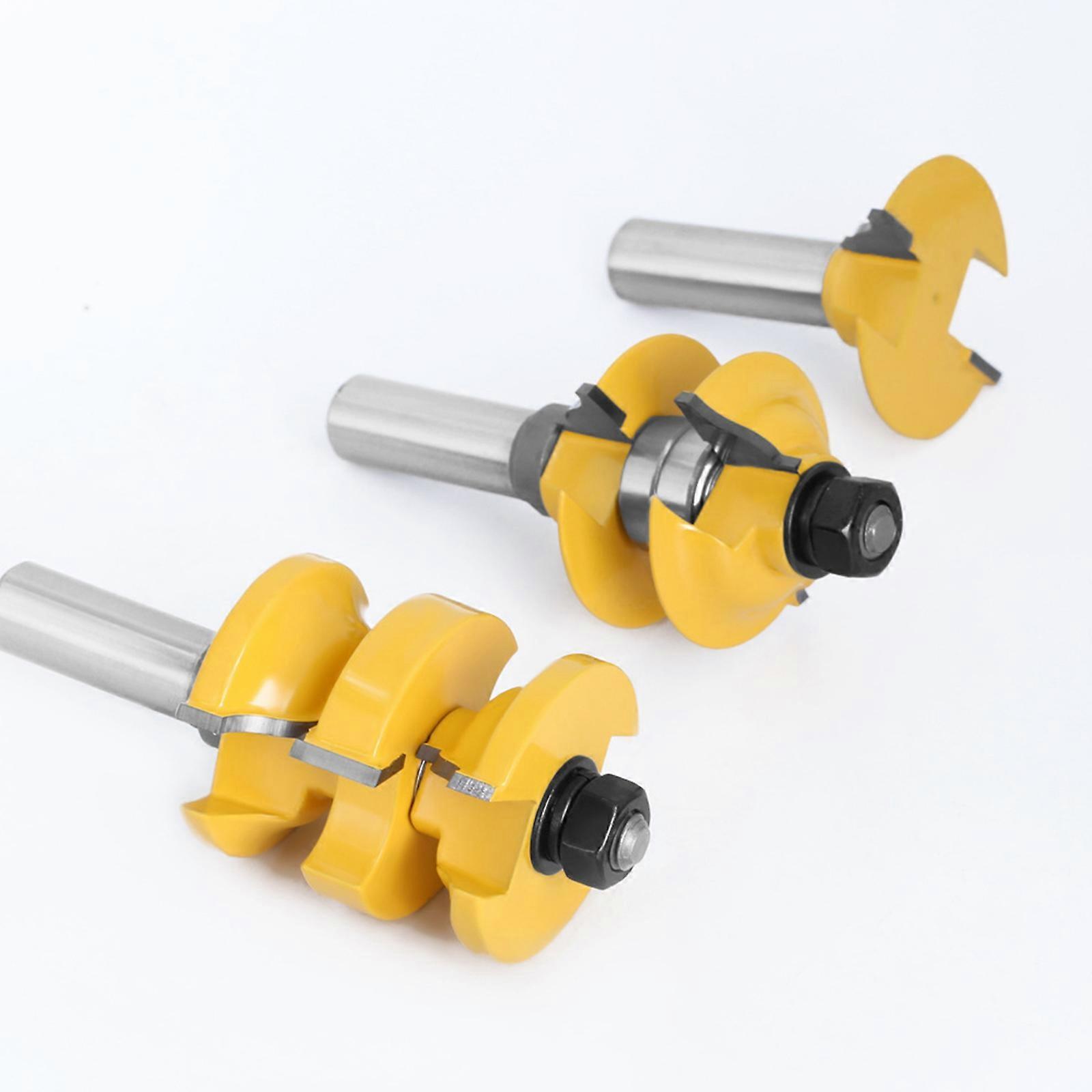 3x/Set Entry Interior Tenon Door Router Bits Ogee Rail 12/12.7mm ...