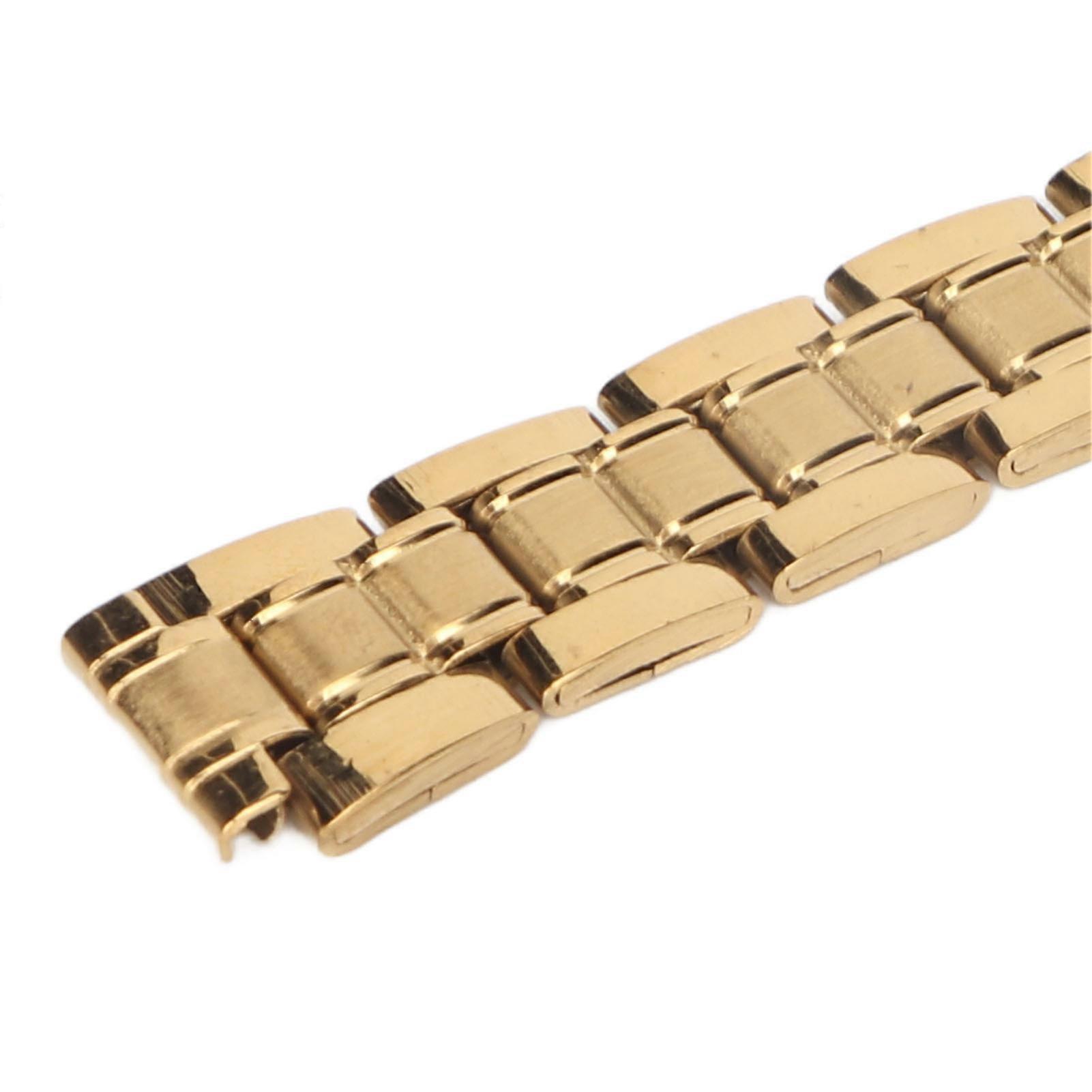 Stainless Steel Watch Band Quick Release Double Lock Buckle Replacement ...
