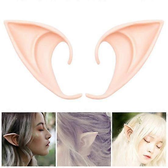 10 Pairs of Soft Latex Elf Ears Adorable Simple Operation Elf Ears for ...