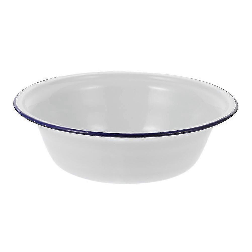 Retro Enameled Basin Thickened Soup Basin Vegetable Basin Kitchen ...