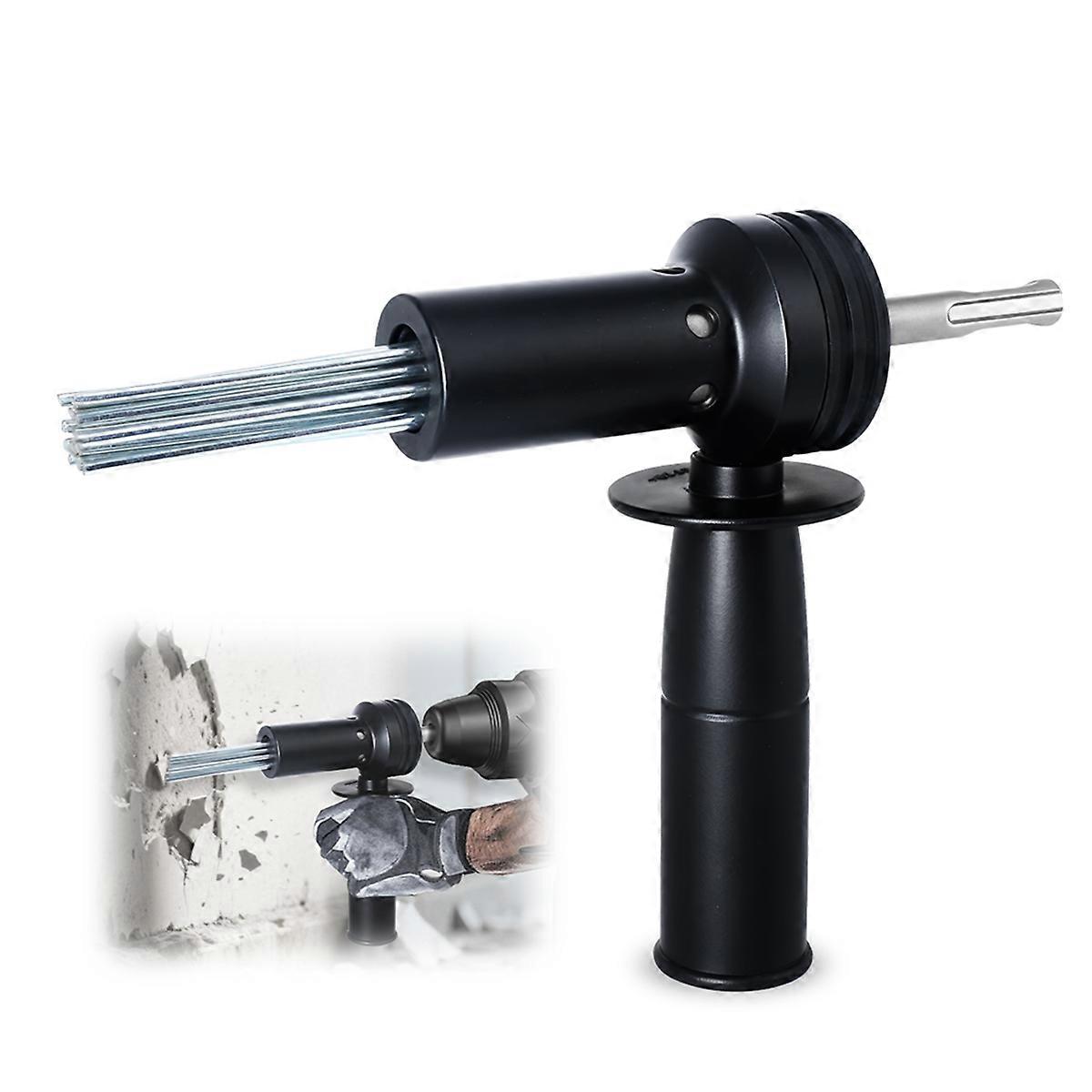 SDS Plus Electric Hammer Needle Scaler Adapter for Rust Removal ...