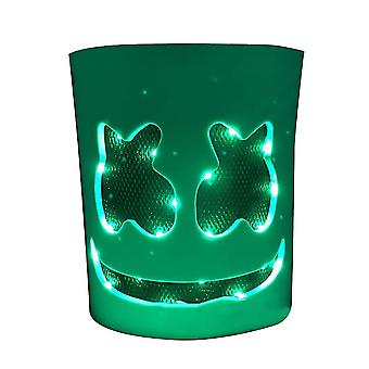Marshmello Led Mask Dj Cosplay Helmet Marshmello Costume Mask Light Up ...