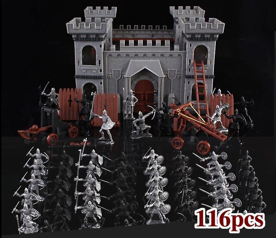Medieval Castle Ancient Soldiers Military Fighting Villain Assembled ...