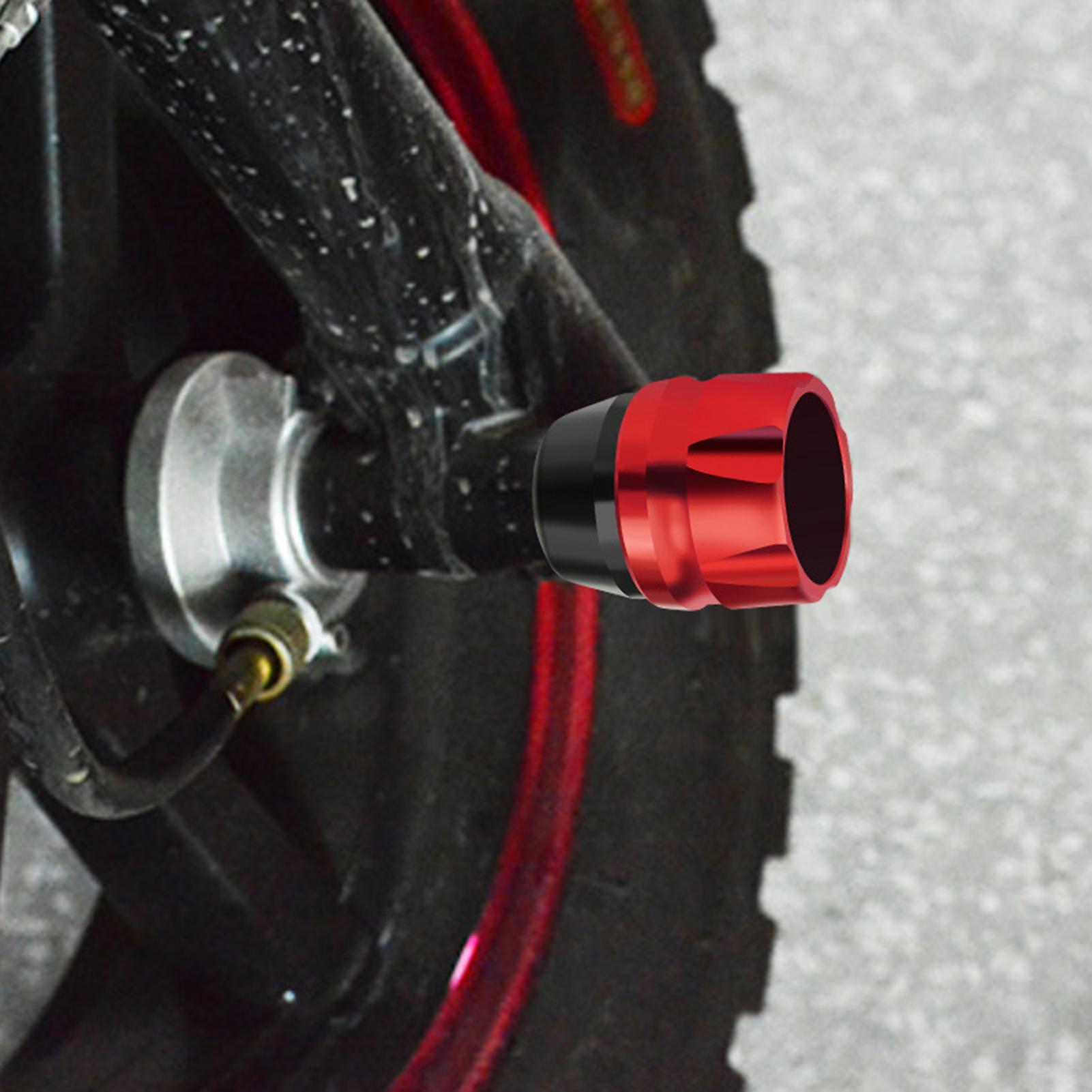 1 Pair Universal Motorcycle Front Fork Frame Sliders Crash Pad Scooters ...