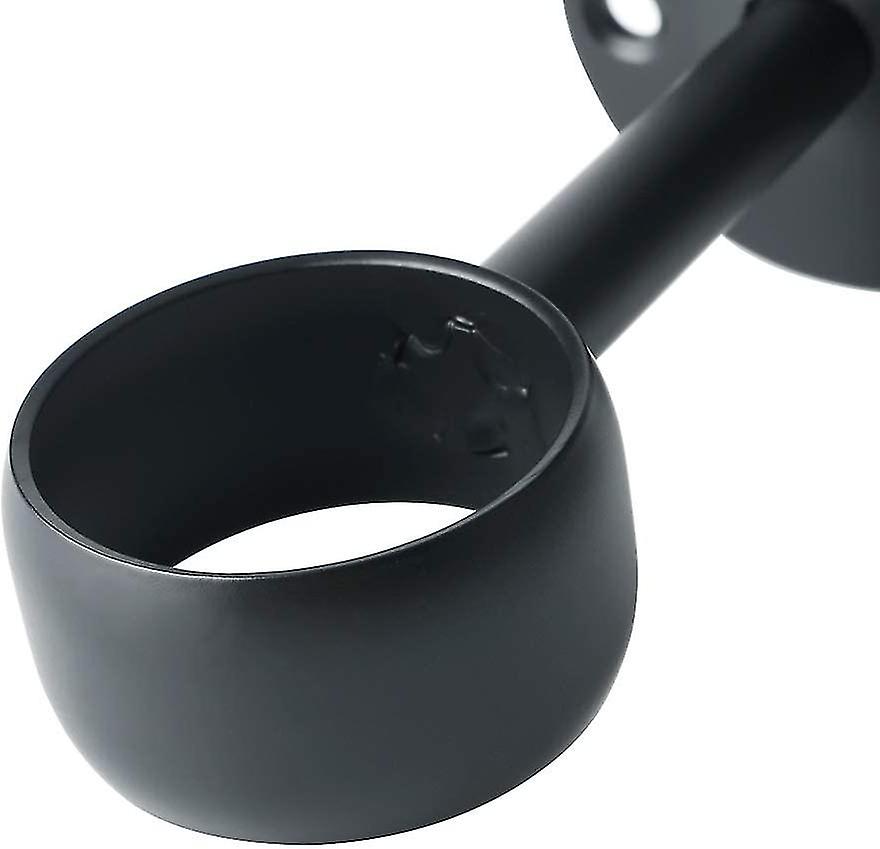 Curtain Rod Bracket Wardrobe Rod Bracket Ceiling Bracket Matt Black ...