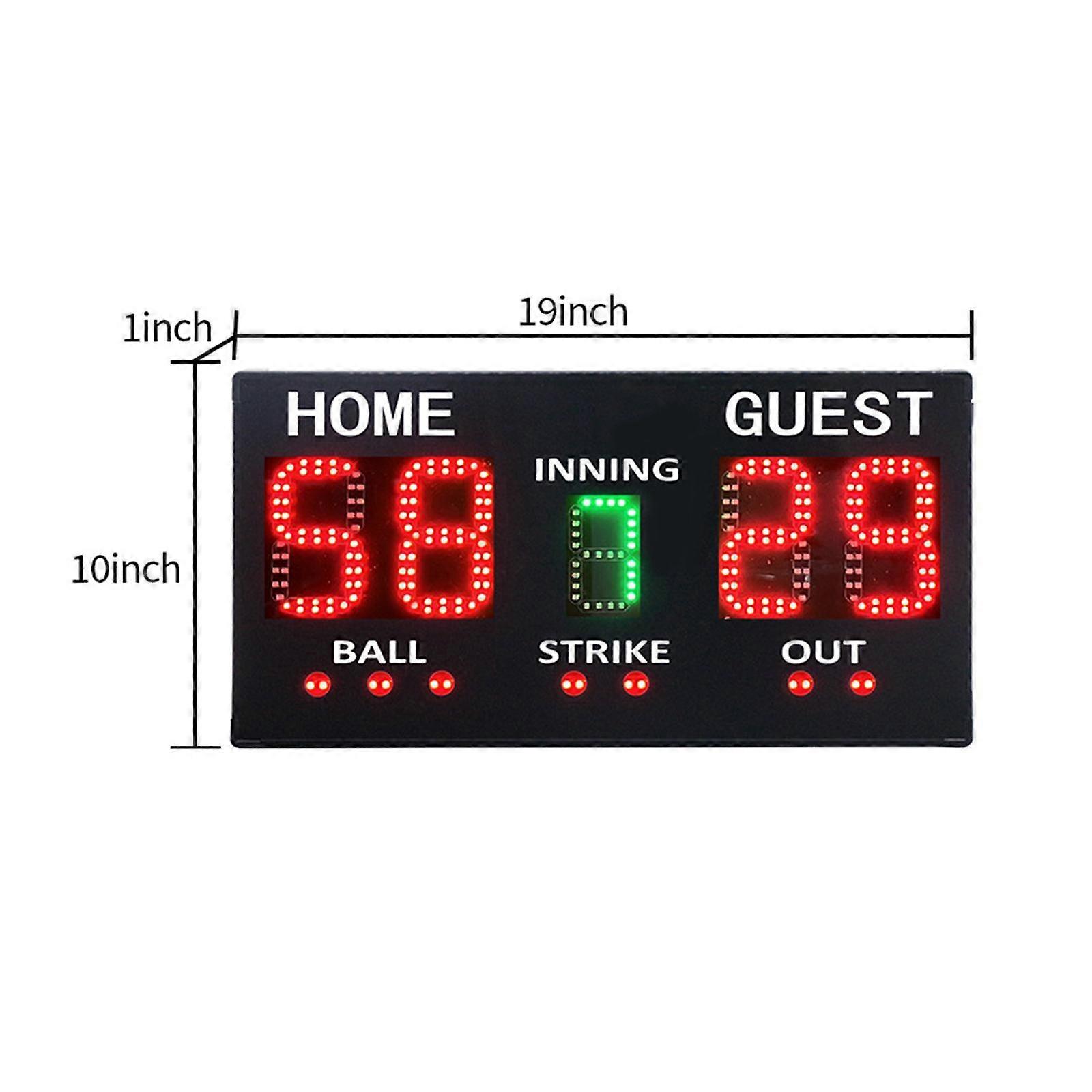 Portable Baseball Scoreboard Adult Score Keeper for Training Practice ...