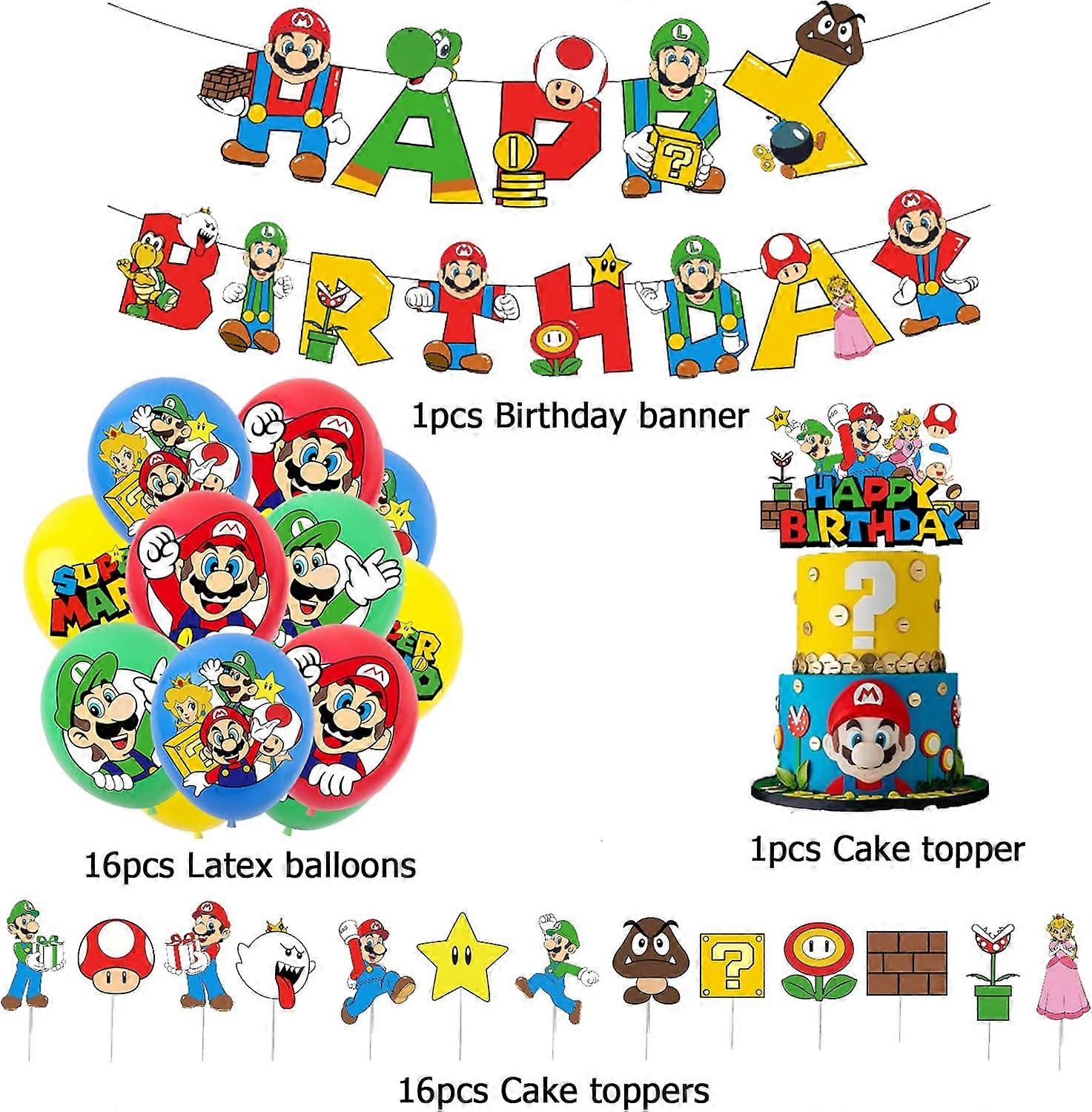 Super Mario Decals For Cars Boy Super Mario Backdrop 5X3 Feet Kids ...