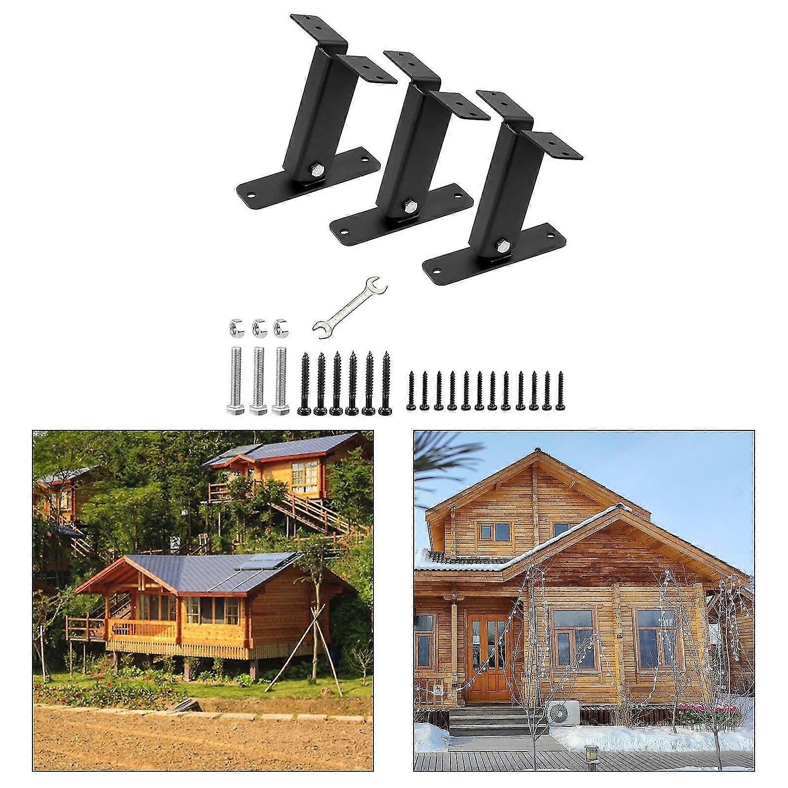 Roof Riser Brackets Roof Riser Beam Bracket Black Stable Frame ...