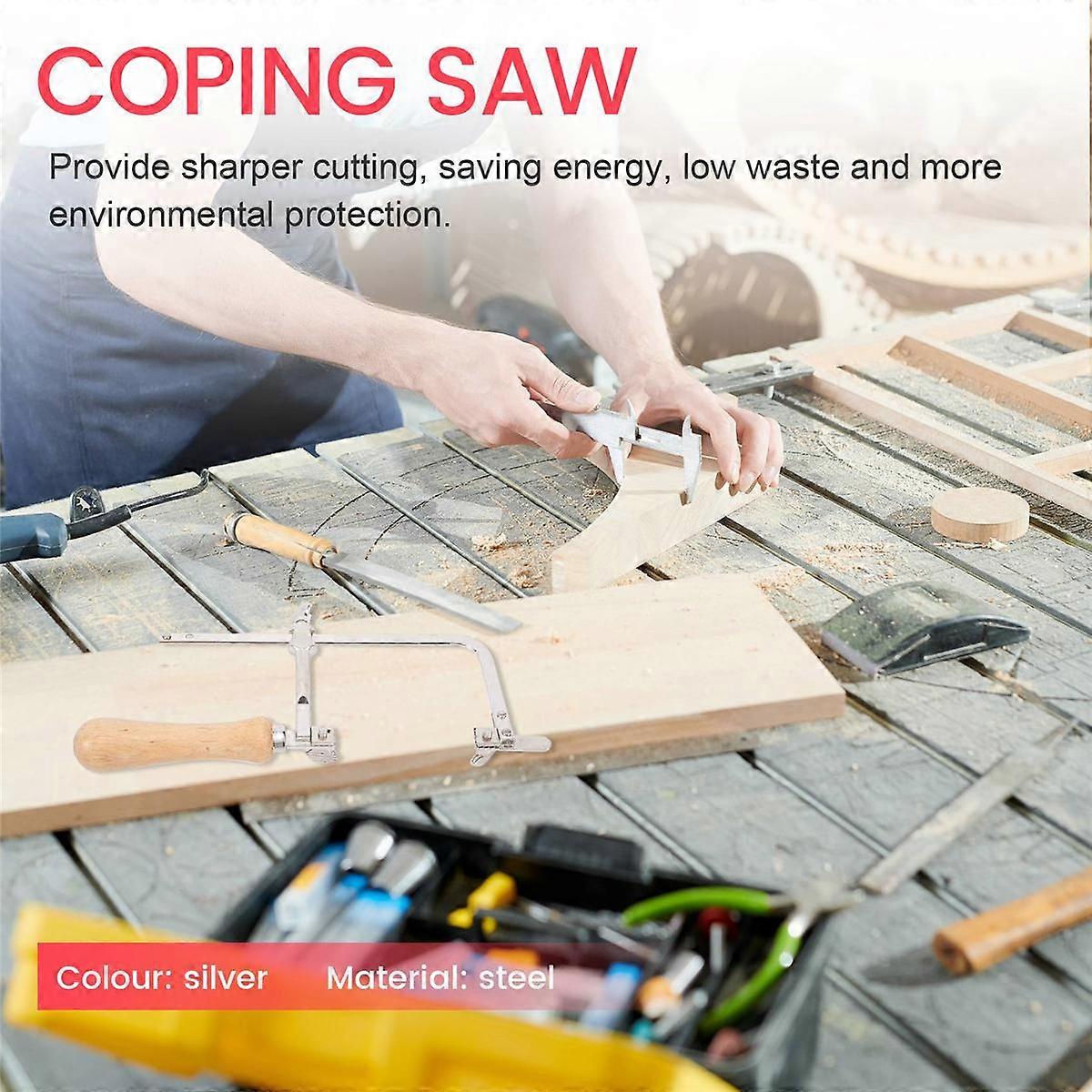 Coping Saw Steel Frame and 12 Pcs Diameter 1Mm Wire Saw, Accurate ...