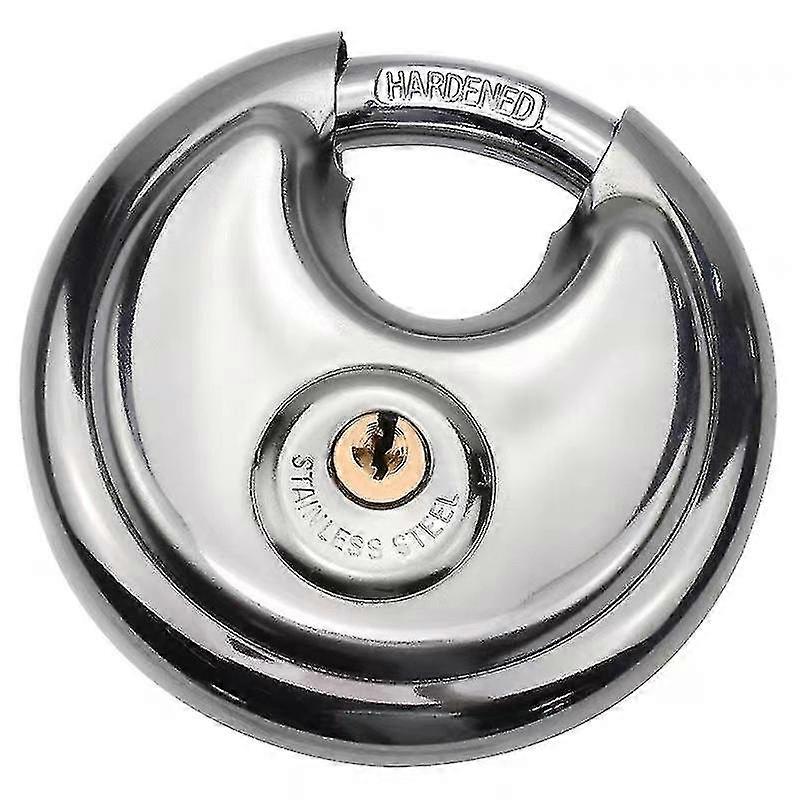 2 Circular Security Padlocks Robust, Circular Padlock With Protected ...