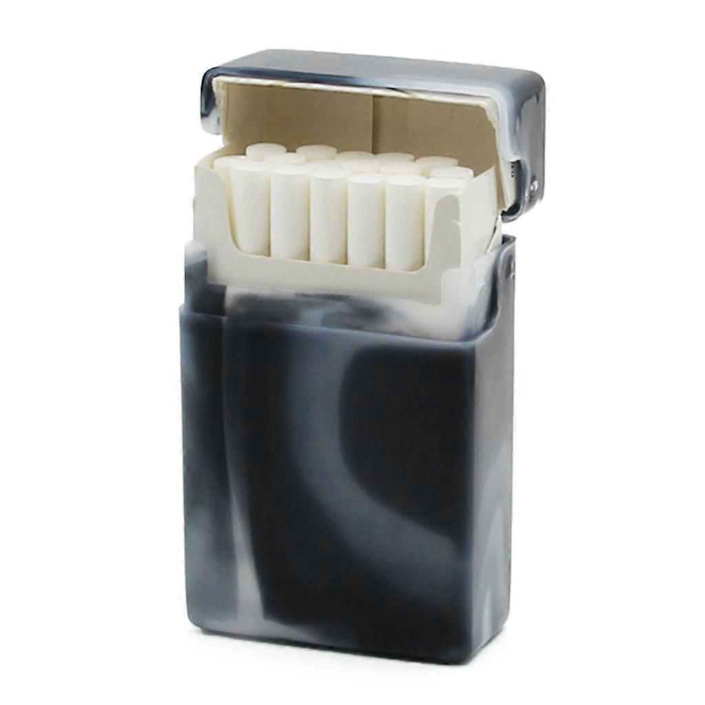 Cigarette Box with Flip Lid Moisture-proof Portable Plastic Cigarette ...