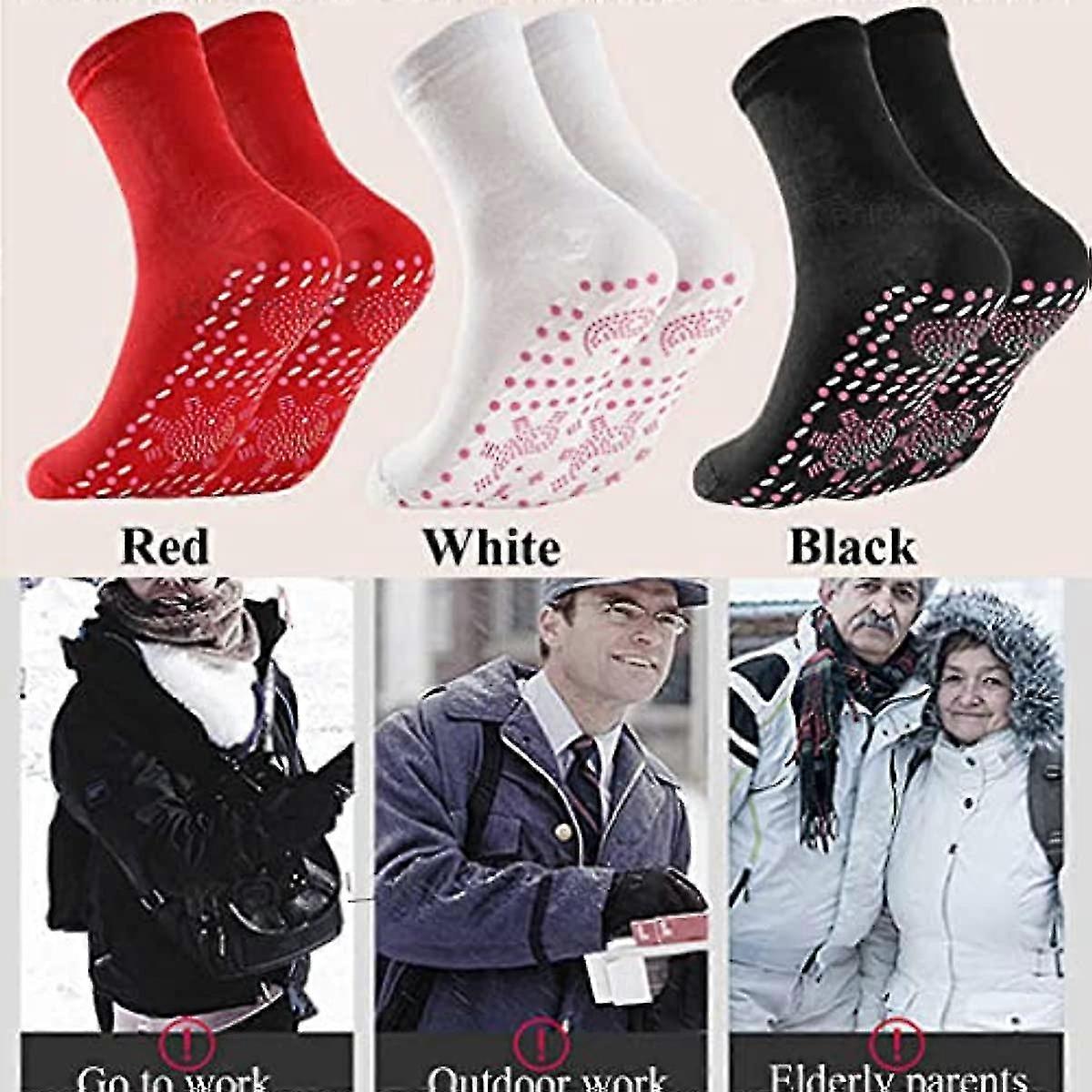 4 Pair Tourmaline Slimming Health Sock Tourmaline Acupressure Self ...