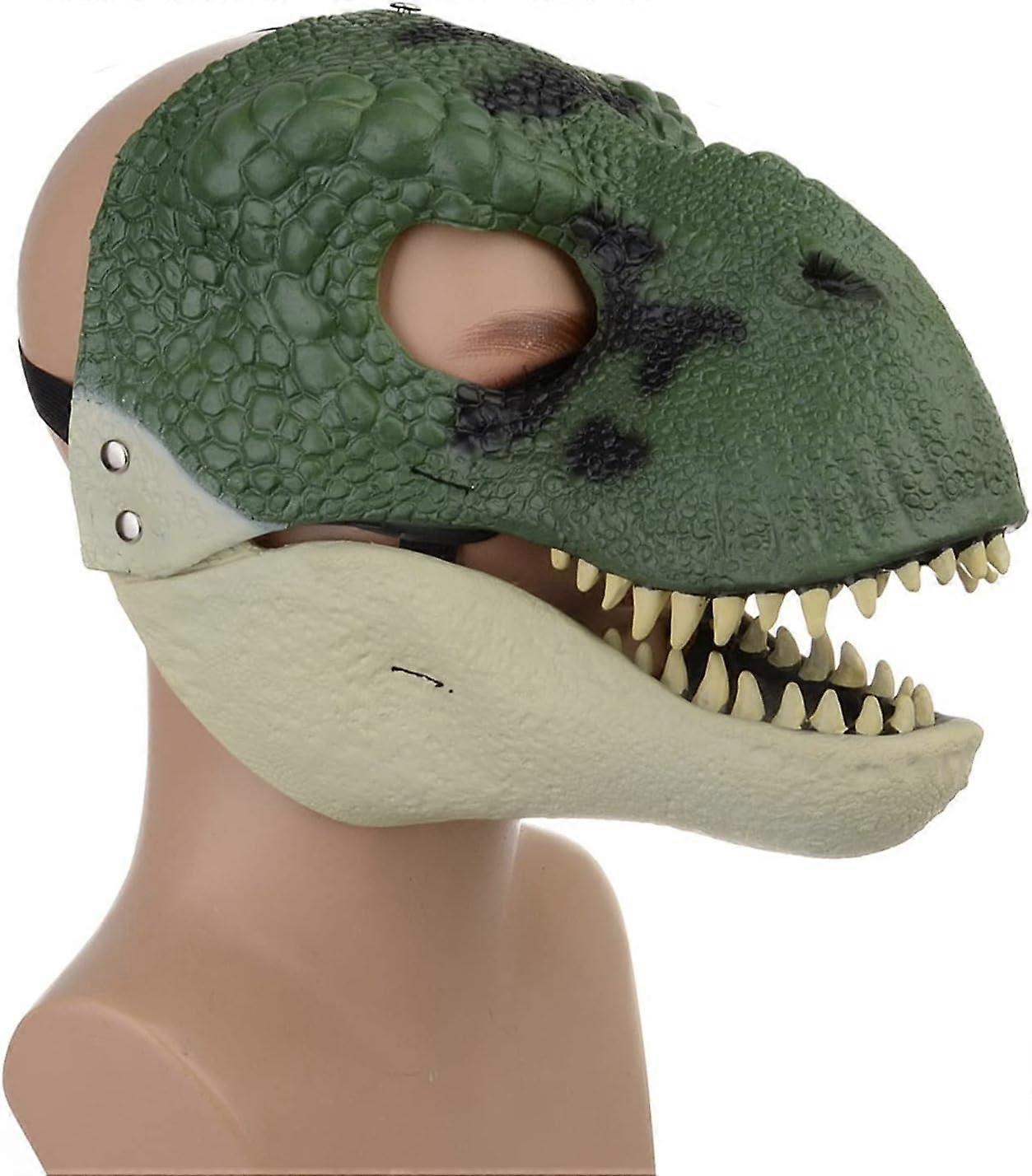 Dino Mask Moving Jaw, Dinosaur Mask for Kids Adults, Dinosaur Head Face ...