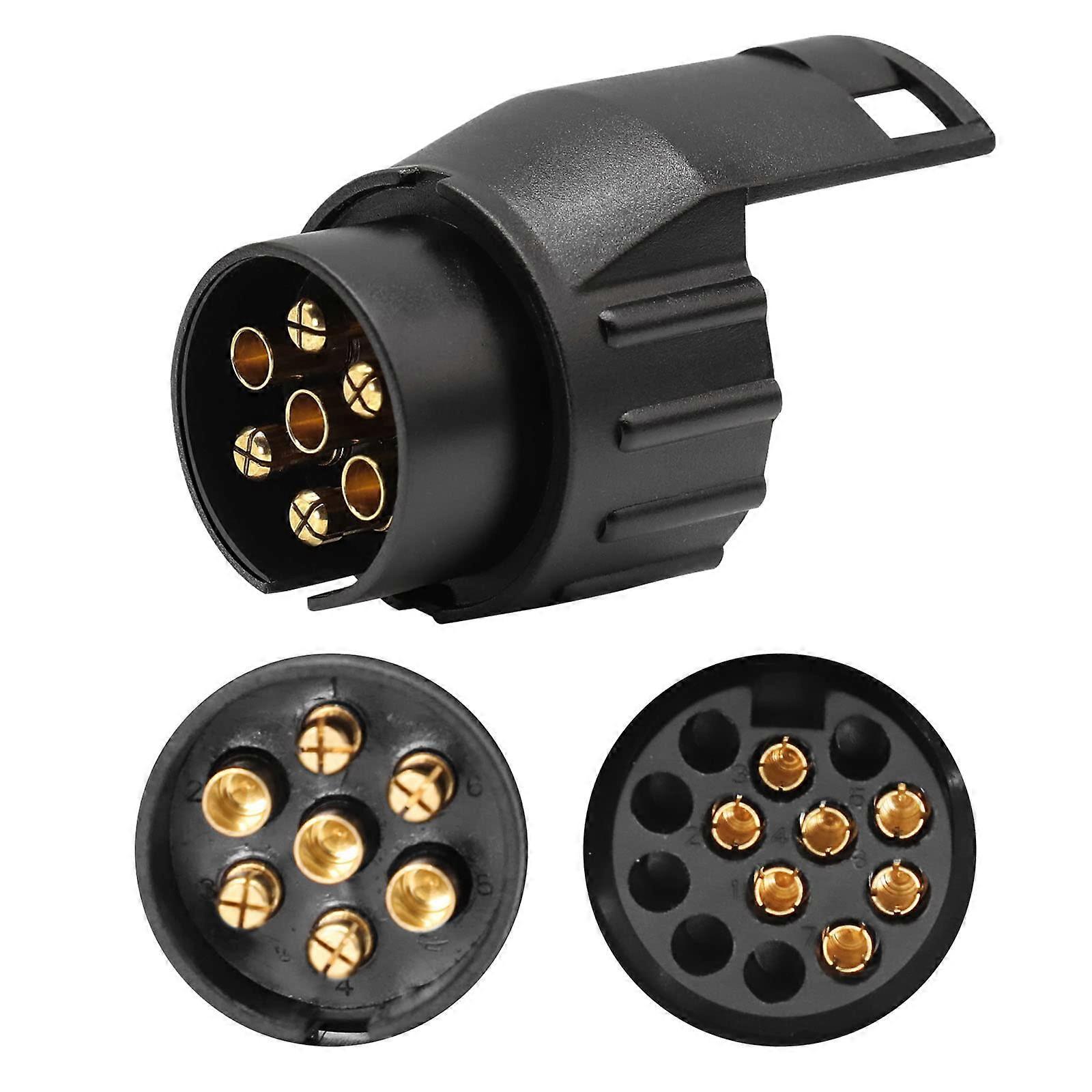 Pin to 13 Pin Hitch Trailer Socket Adapter for Car Trailer | Fruugo UK