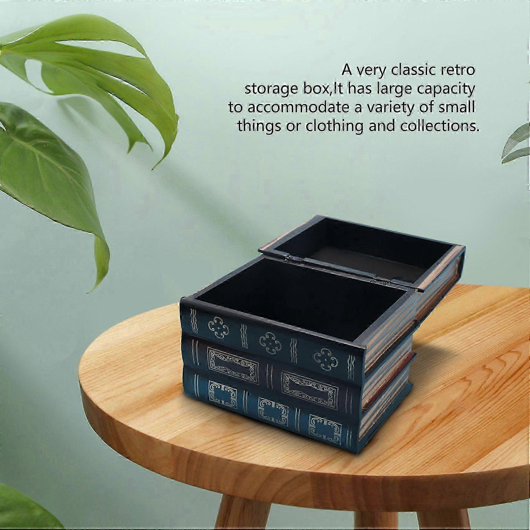 False Book Box Vintage Storage Props Book Jewelry Storage Packaging ...