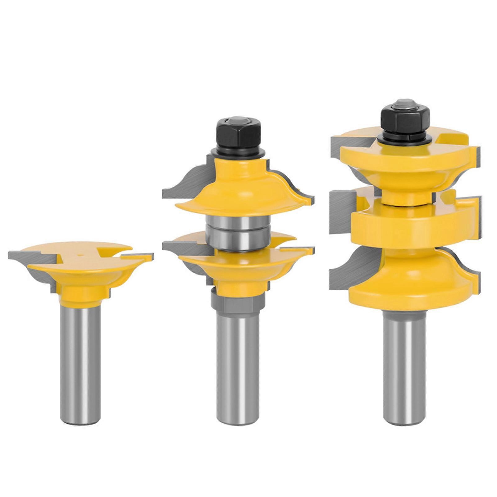 3x Set Entry Interior Tenon Door Router Bits Ogee Rail 12 12 7mm Milling Cutter Fruugo Uk