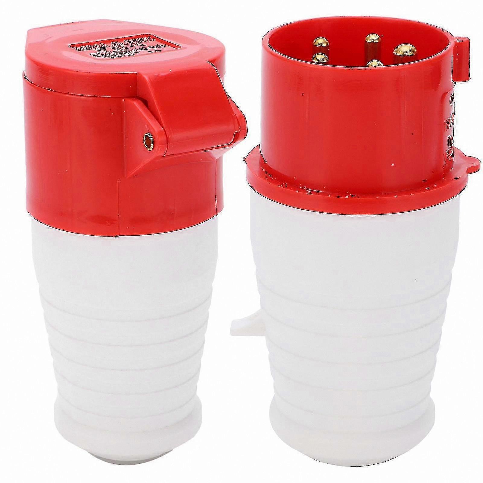 Waterproof Industrial Plug 16A 5Pin 3 Phase 220V-415V IP44 Coupler ...