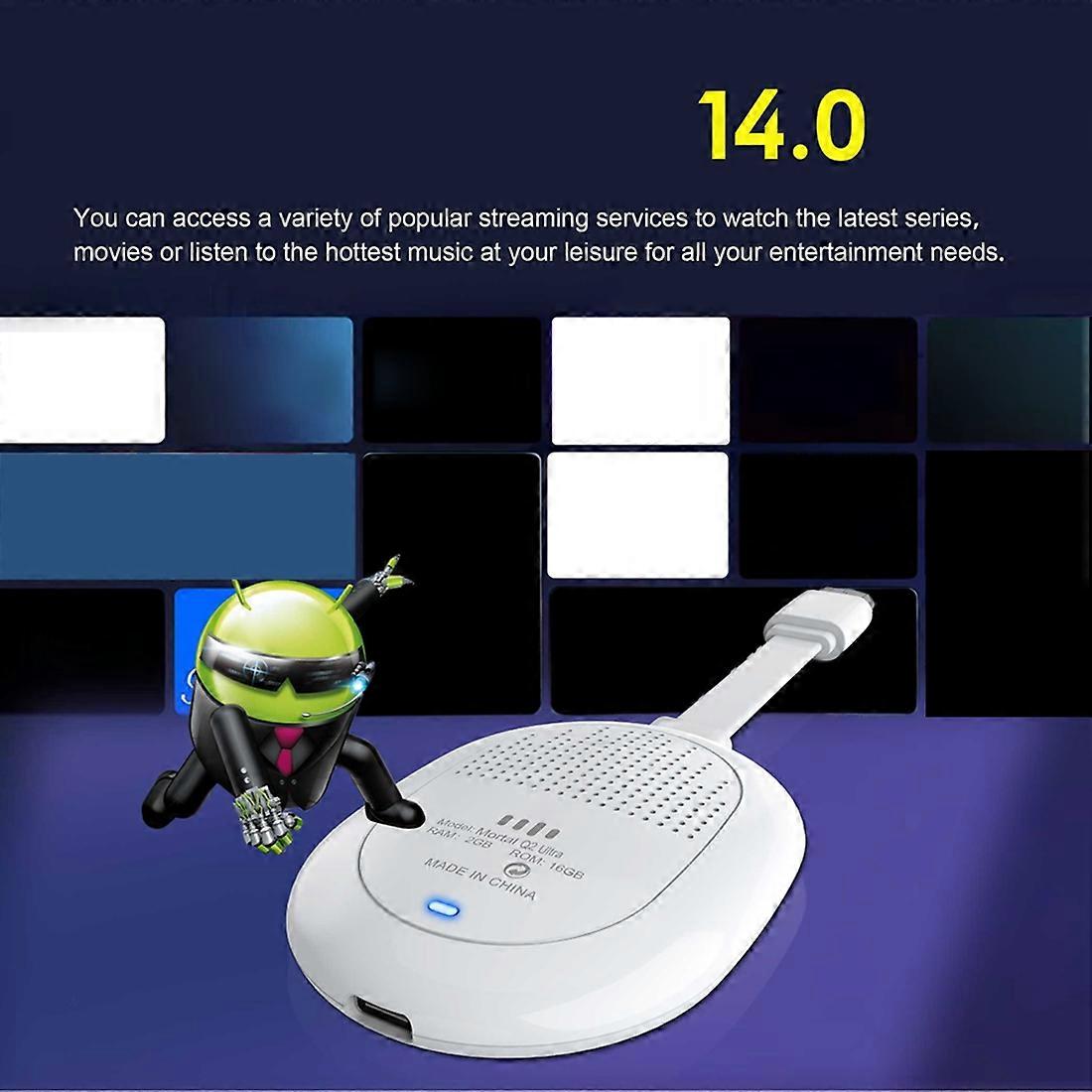 Android TV Stick Smart 4K Home Theater Mortal Q2 Ultra AllwinnerH313 ...