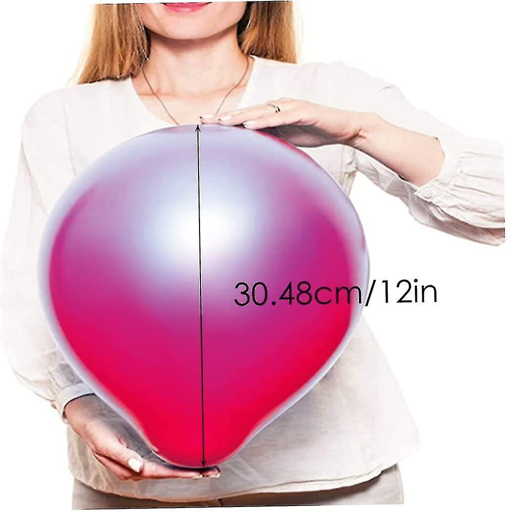 Latex Balloon 12 Inch Multi-color Inflatable Rainbow Balloon Decoration ...