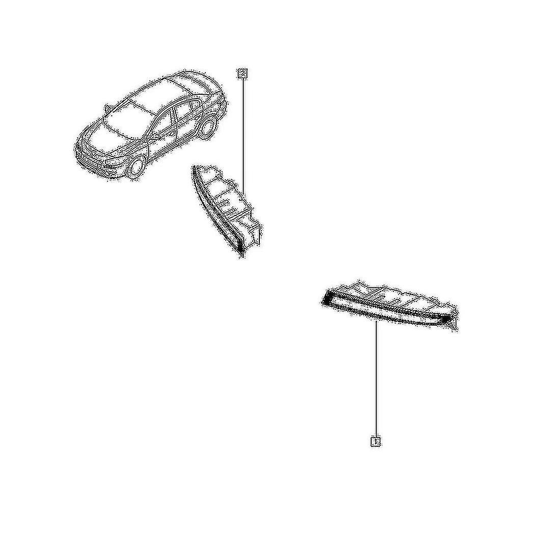 Left Front Fog Daytime Running Light 266005986r For Fluence Models 2014 ...