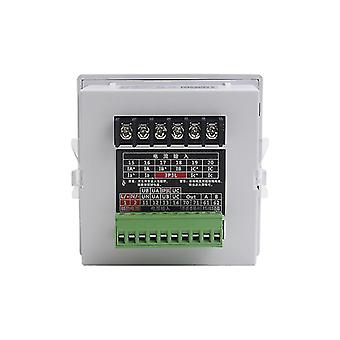 3 Phase Led Multifunction Panel Meter Digital Ammeter Voltage A V W Cos Hz Var Rs485 White Case ...