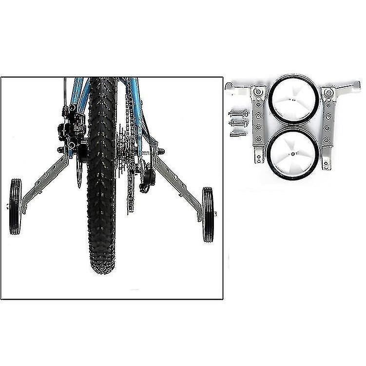 Children's mountain bike variable speed auxiliary wheel balance wheel ...