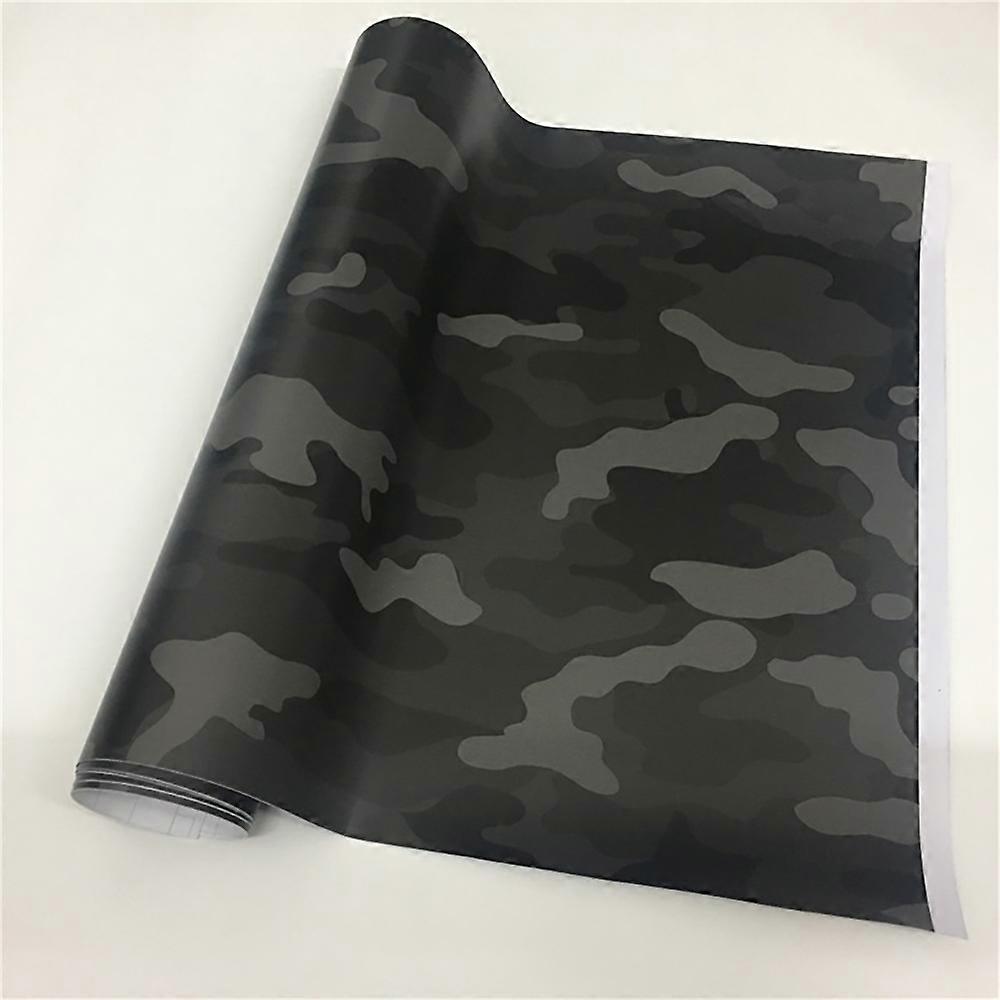 Car Camouflage Vinyl Wrap Film Arctic Snow Camo Sticker Vehicle Console ...