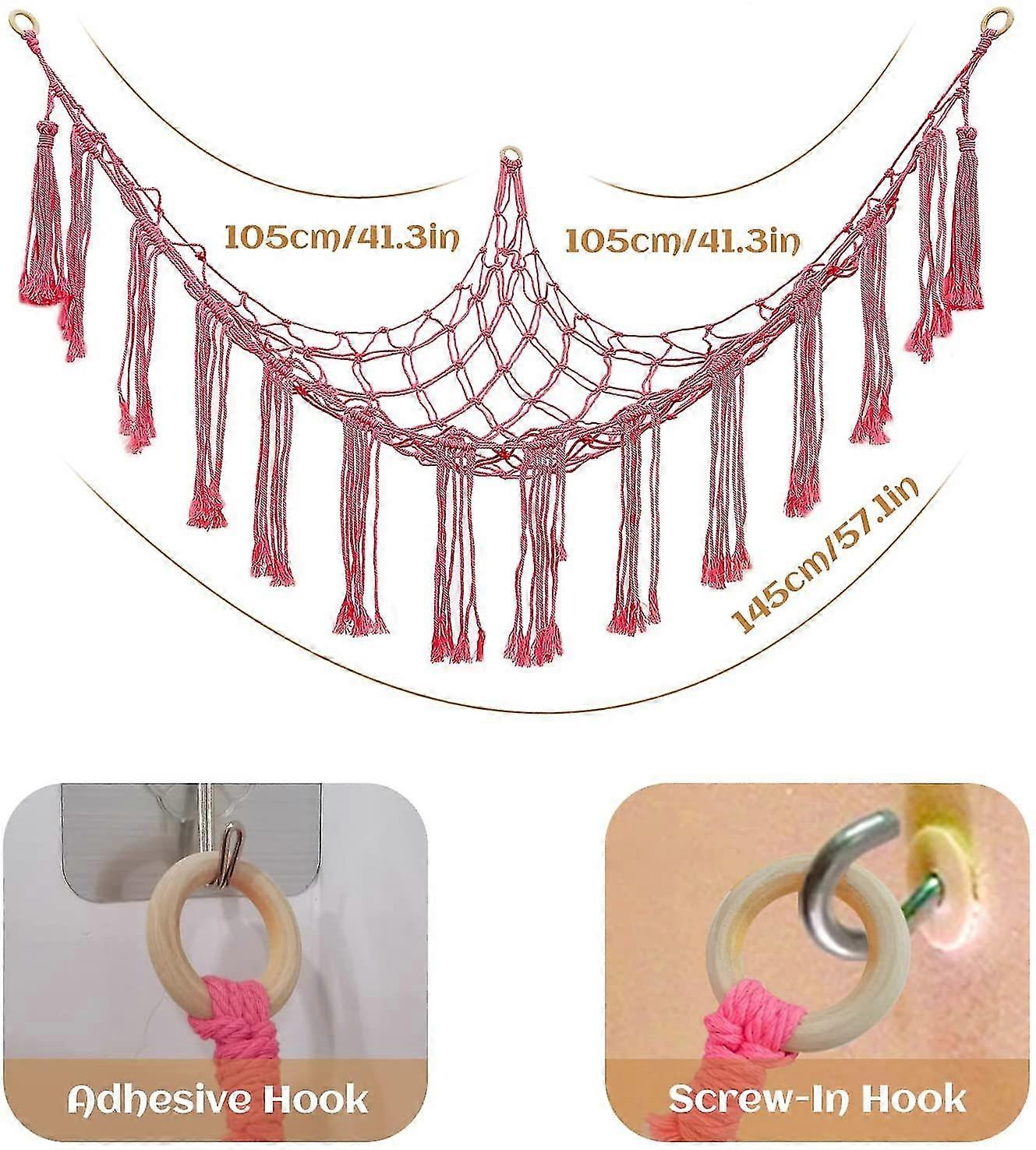 stuffed animal net or hammock,hanging corner net for stuffed animal ...
