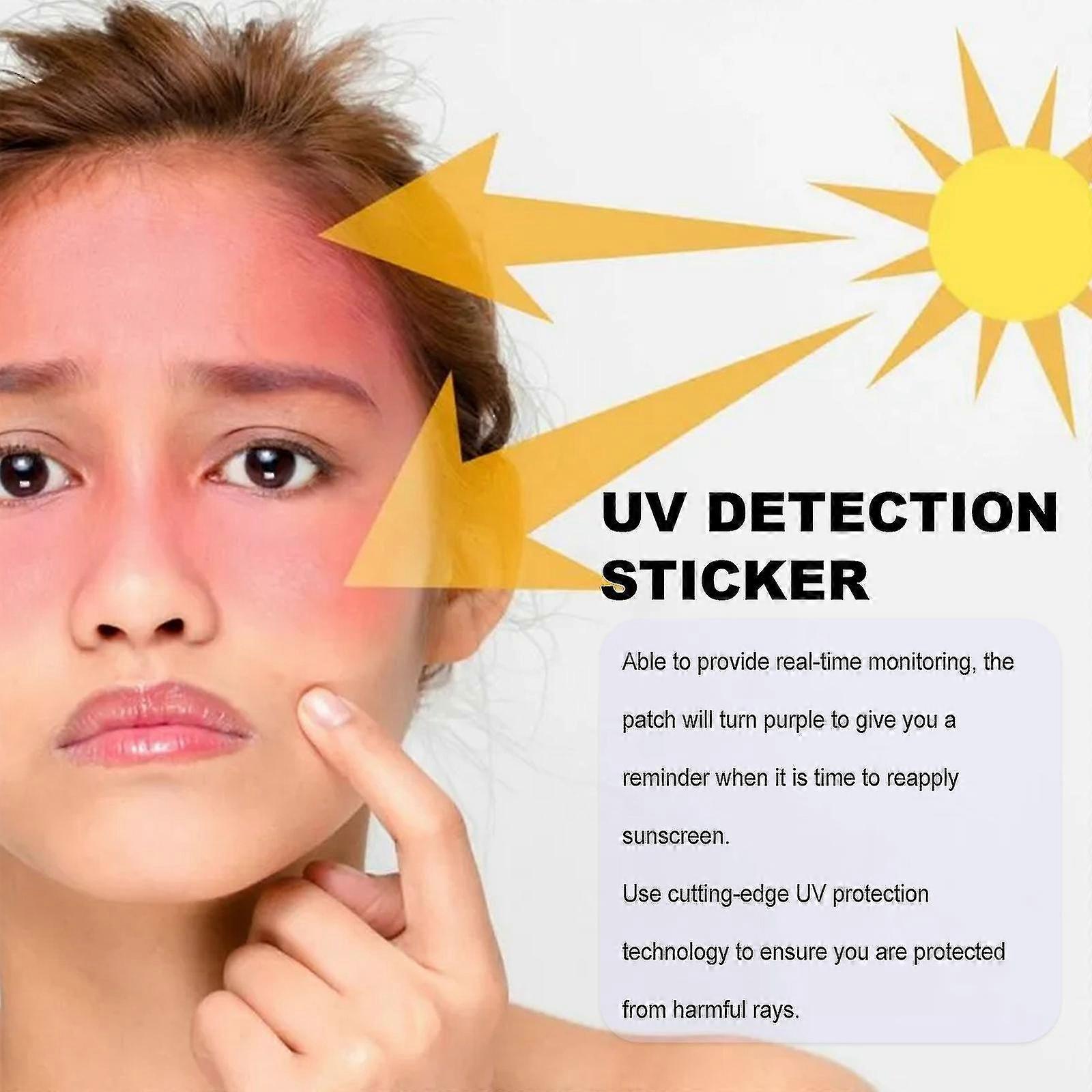 UV Suncreen Stickers for Kids Adults, Ultra-Violet Protection Detection ...