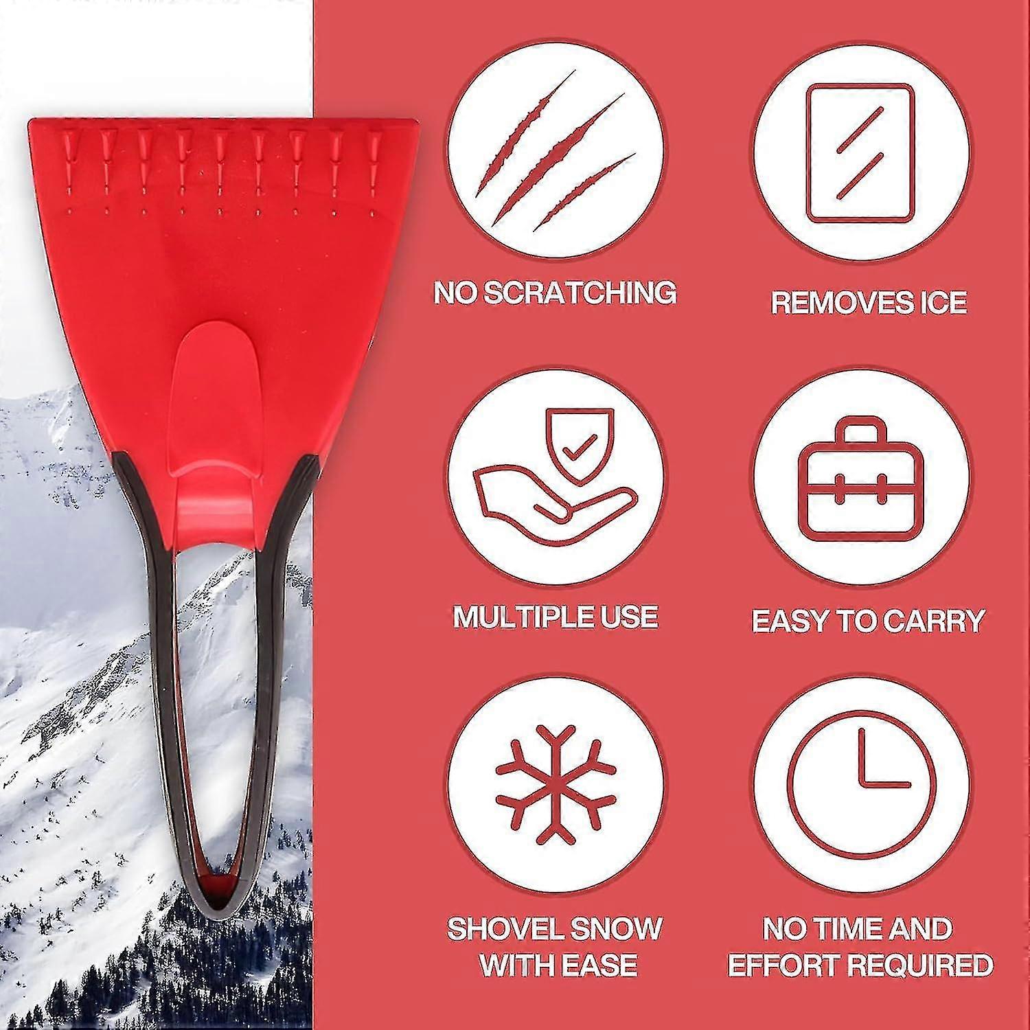 2st Vindruta Isskrapa För Bil, Snö Och Isskrapa För Bil Vindruta ...