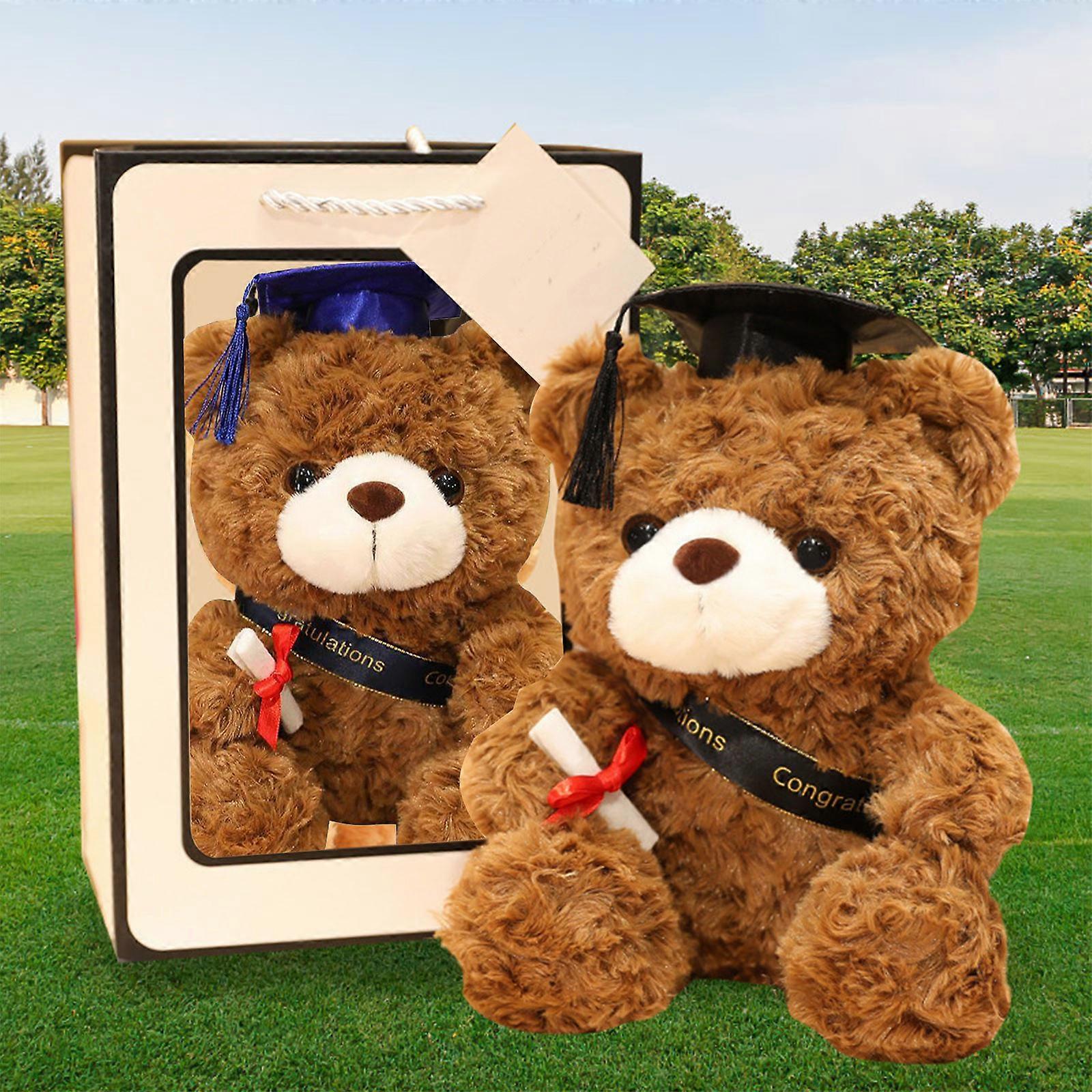 Bear Toy With Graduation Cap Graduation Gift Graduation Bear Stuffed ...