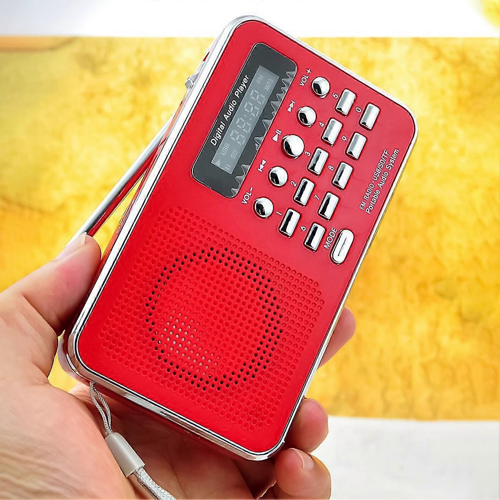 L-938 Digital Radio Mini High-fidelity 1.5 Inch Portable 3w Stereo ...