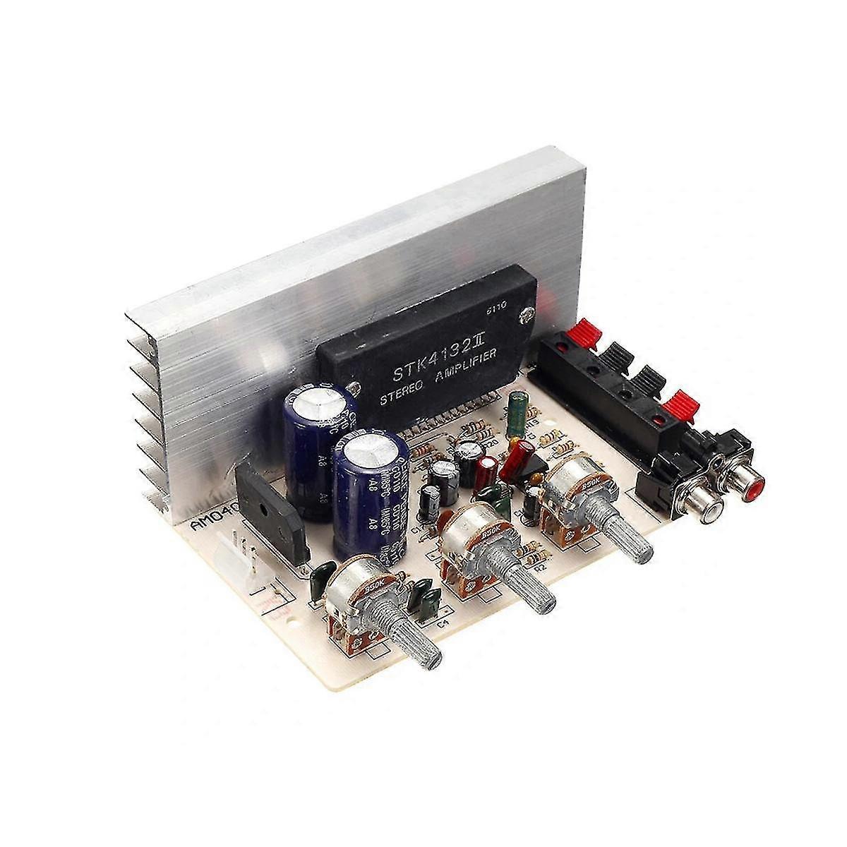 Dx-0408 Stk Amplifier Board 50wx2 Dual Channel Amplifier Board Ac Dual 15v-18v Diy Amplifier ...