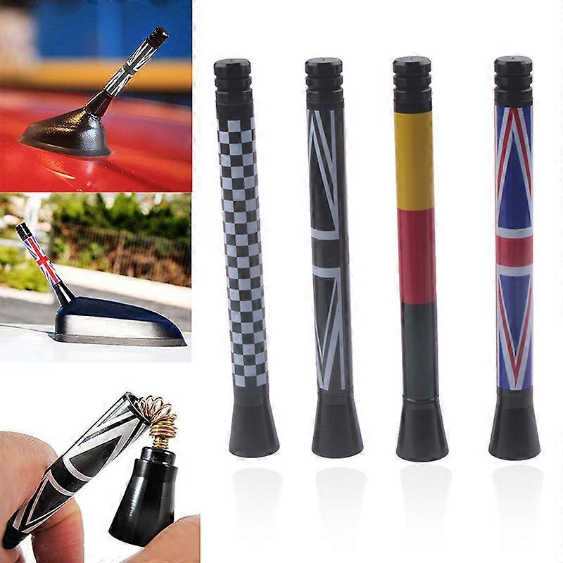 Universal Decorative Roof Mast Antenna National Flag Pattern Short ...