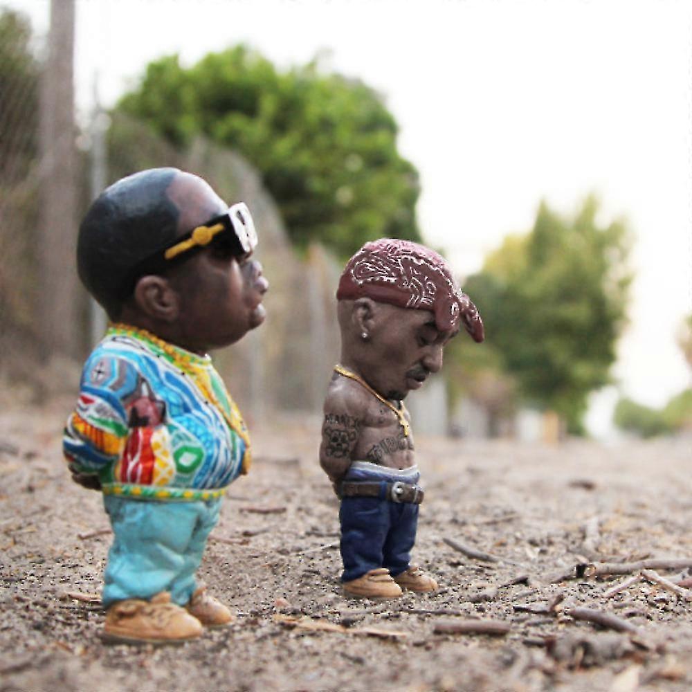 Legend Hip Hop Rapper Commemorative Resin Statue Minifigures Ornaments ...