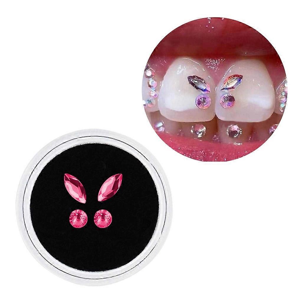Tooth Ornaments Leaf Butterfly Shape Tooth Gems Decorative Teeth ...