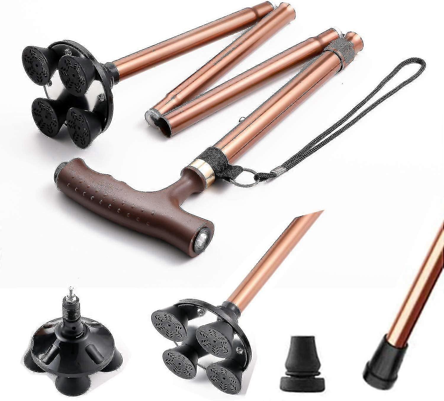 Walking Stick, Foldable Walking Stick For Men And Women, Portable ...