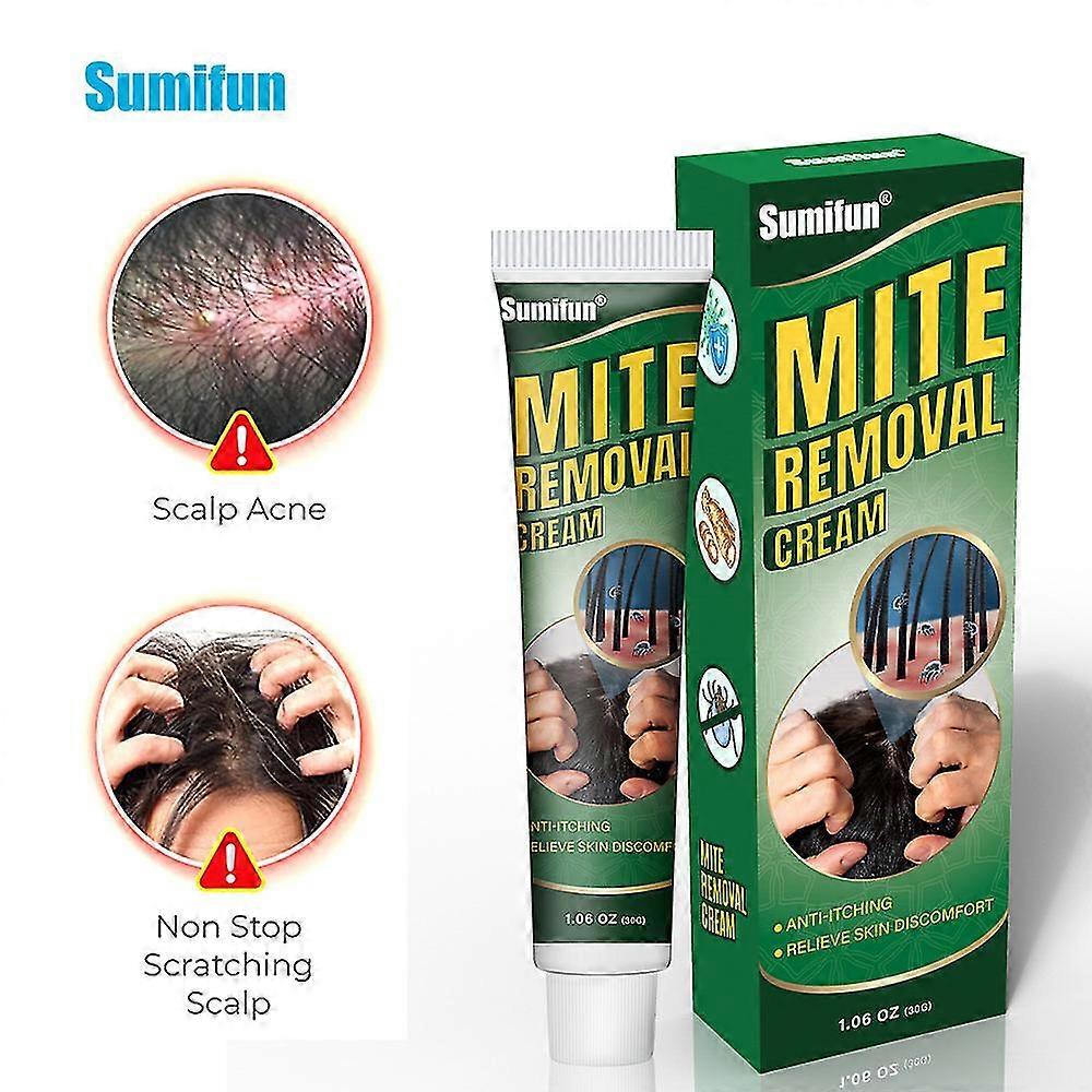 New Mite Removal Ointment Anti-Itching Plaster Kill Head Lice Skin Care ...