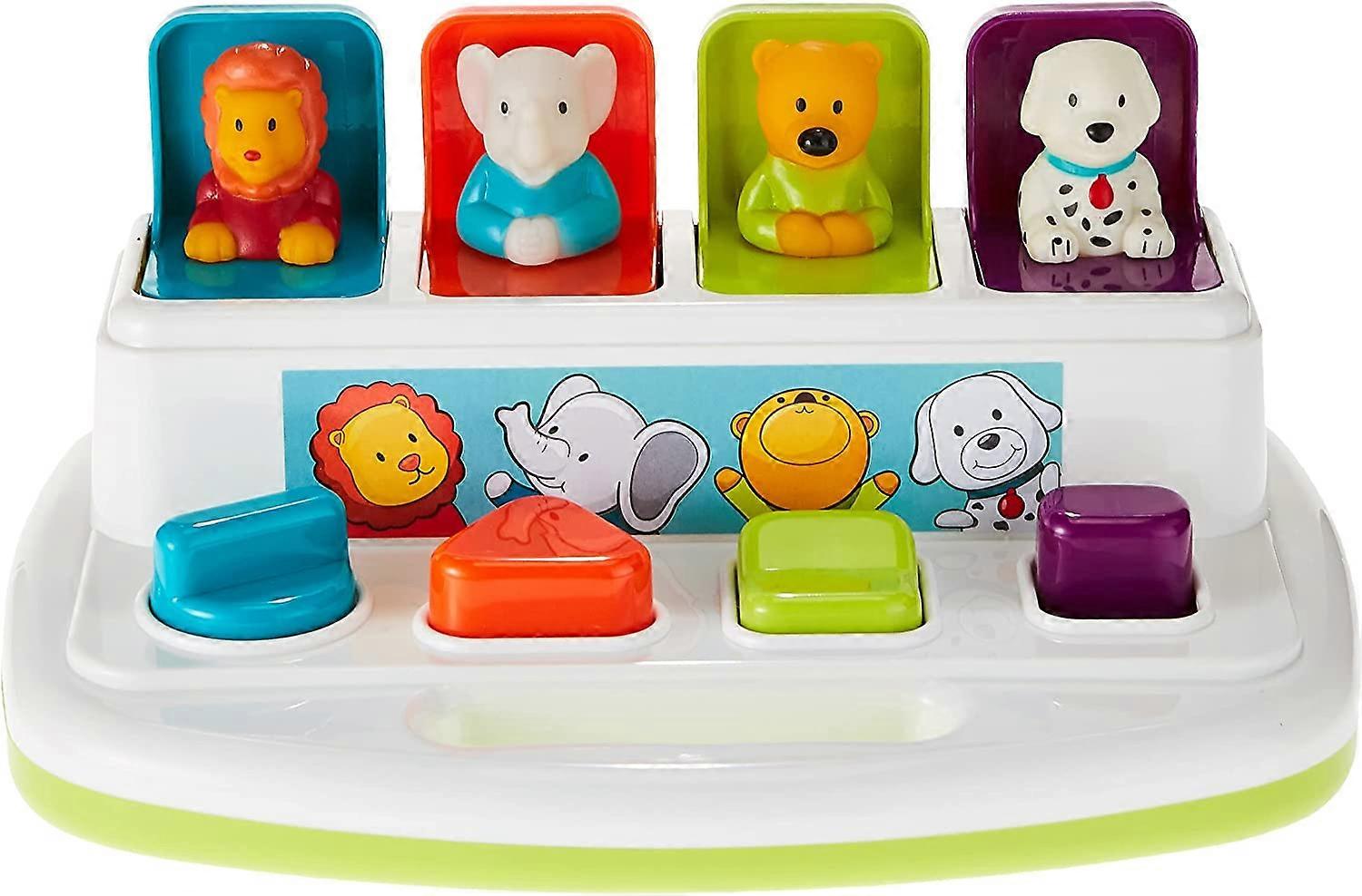 Pop-Up Pals Color Sorting Animal Push & Pop Up Toy compatible Kids 18 ...