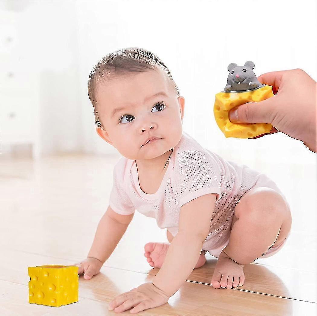 Cheese Toy Squeeze Cheese Rat Stress Ball Mice In Cheese Toy Anxiety ...
