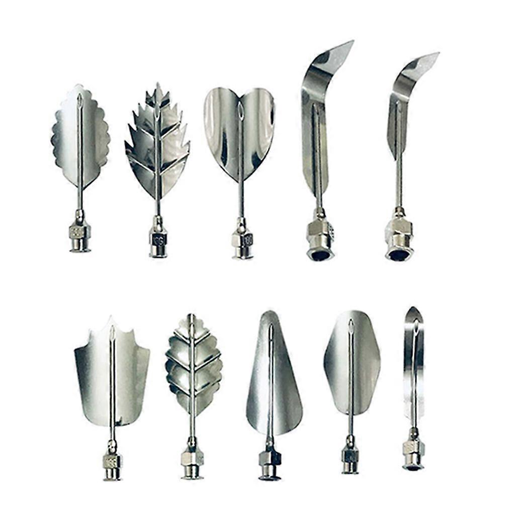 Stainless Steel Jelly Gadgets Flowers Leaves Shaped 3D Jelly-Art-Tools ...