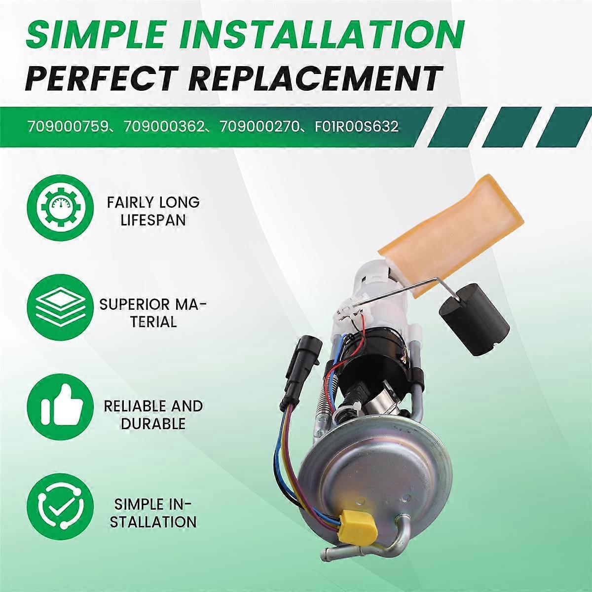 709000759 ATV Fuel Pump for 2011-2020 Commander & 800 1000 ATV | Fruugo UK